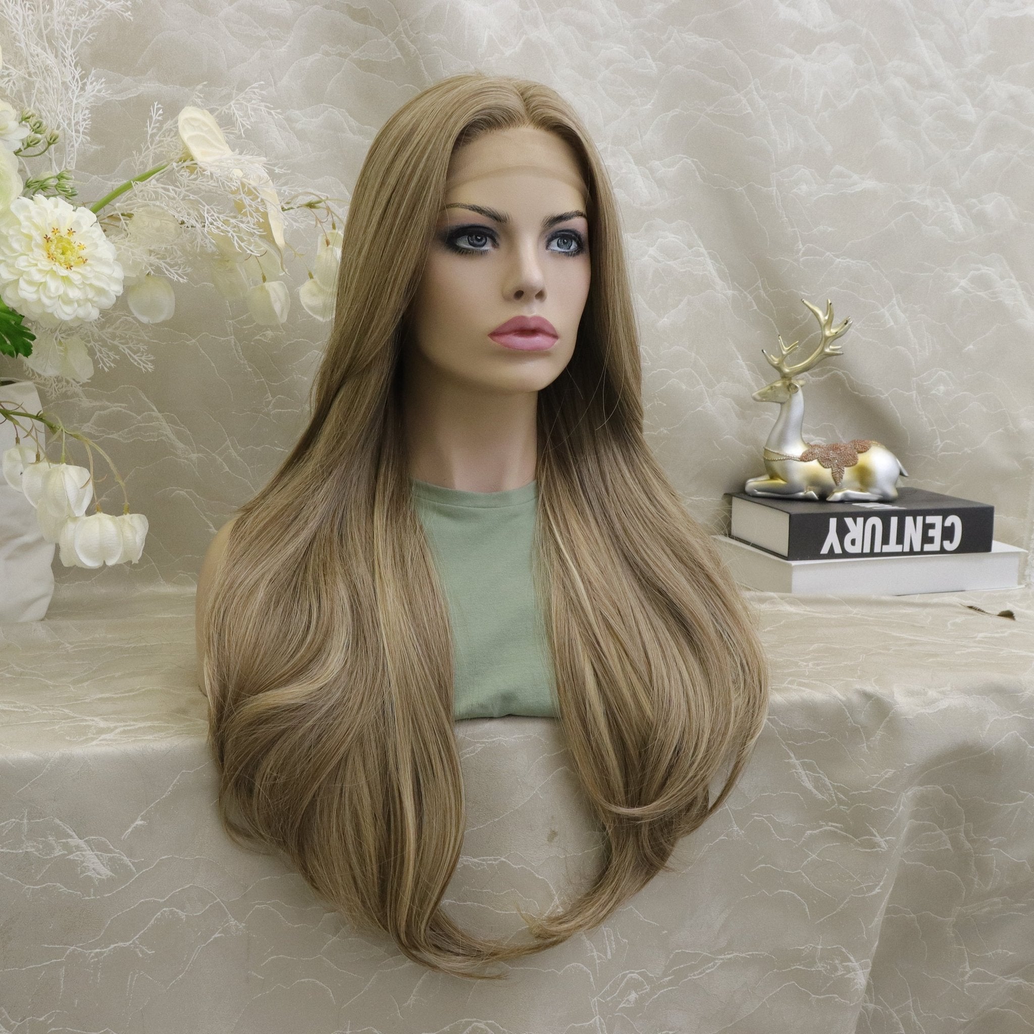 Imstylewigs Leah Mocha Light Brown T Part Glueless Layer Styles Rootle