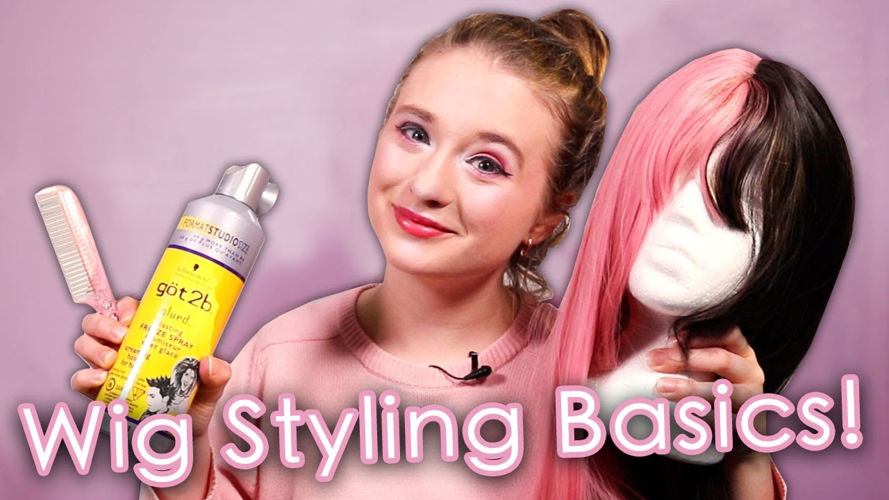 Cosplay Wig Styling Basics! [ How to Brush, Trim & Style a Wig ] | Any ...
