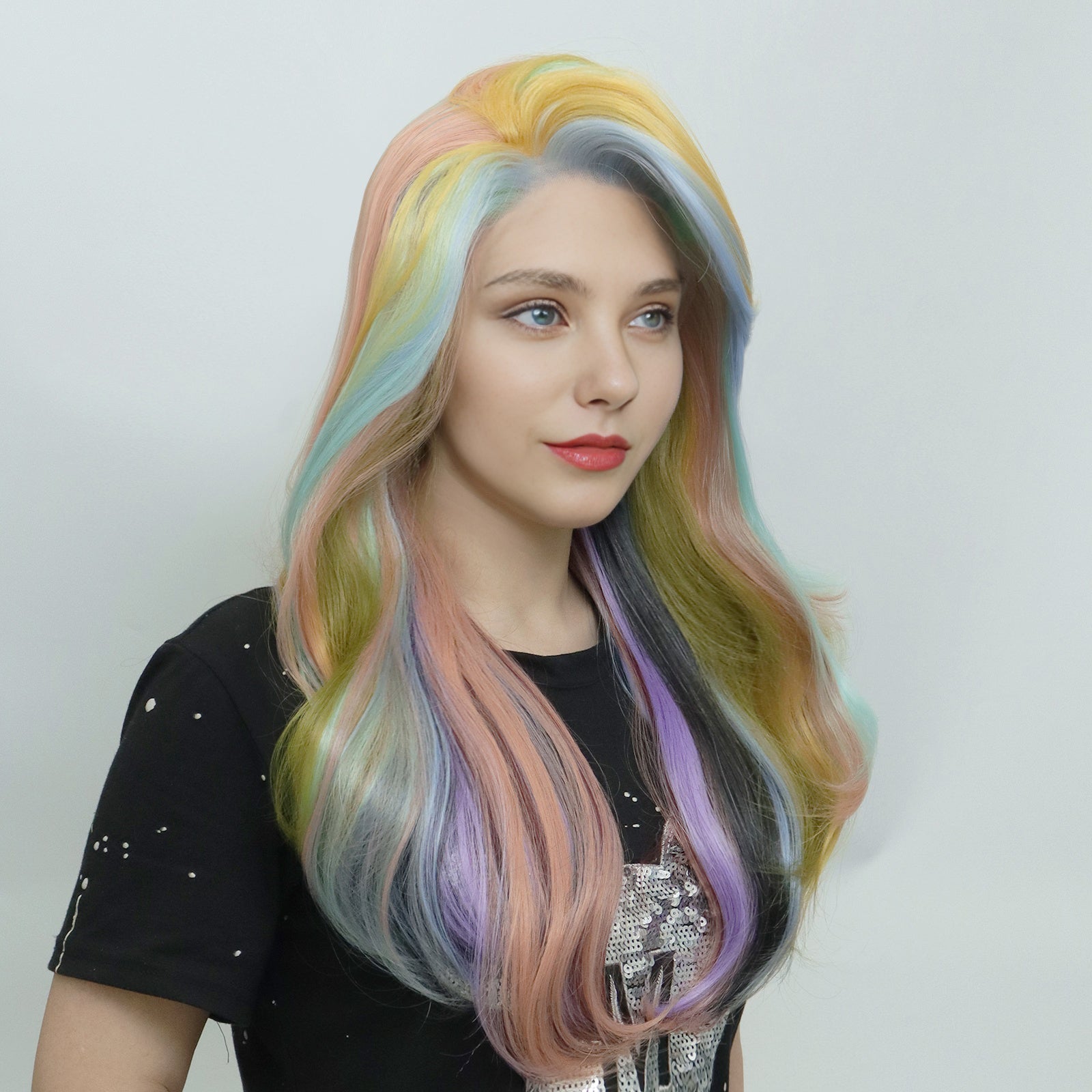 IMstyle Doreen Glueless 13*3 free parting with colorful color and laye ...