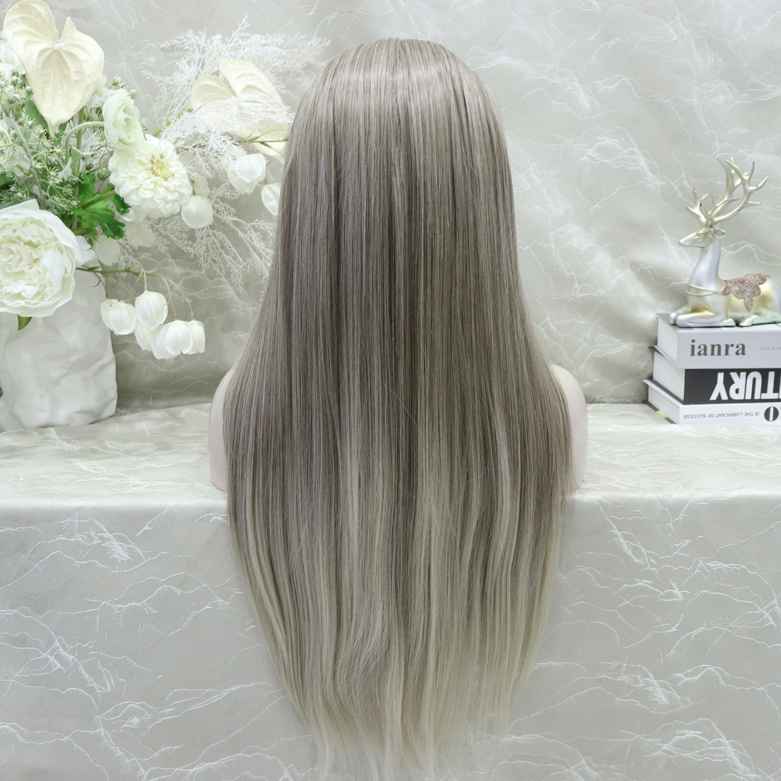 Home IMstyle Gracie Full lace Silky wigs 28 inches natural color ...