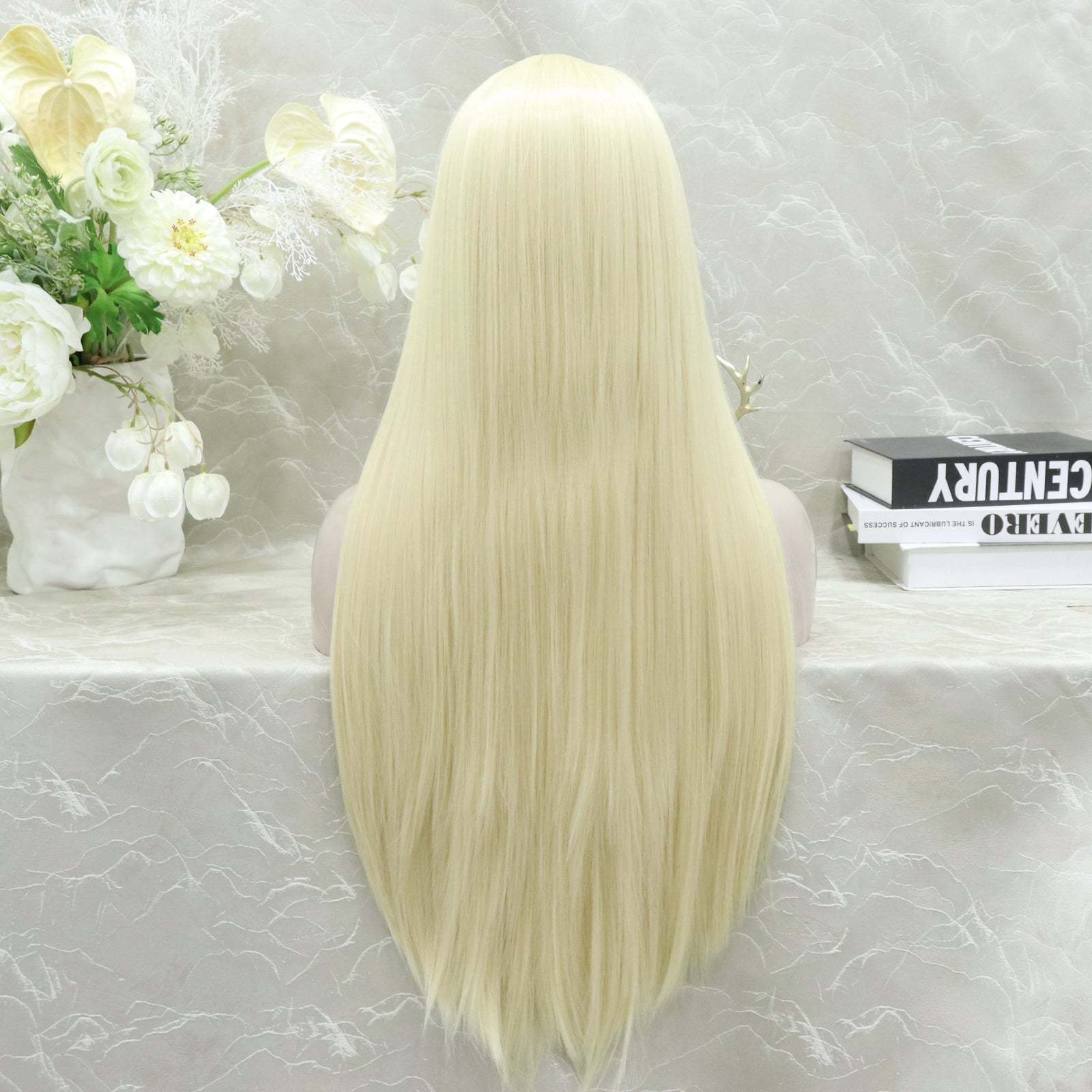 IMstyle Stephanie one single color Blonde 30 inches straight style 13 ...