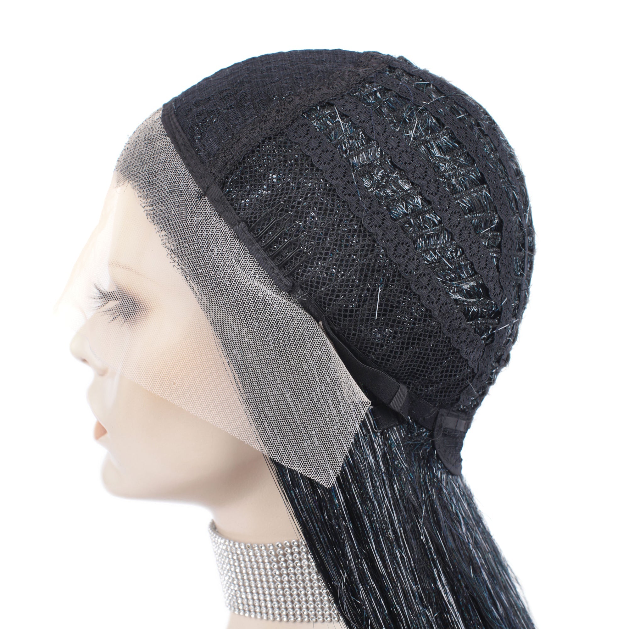 Black Full Tinsel Lace Front Drag Queen Wig Imstyle – Imstylewigs