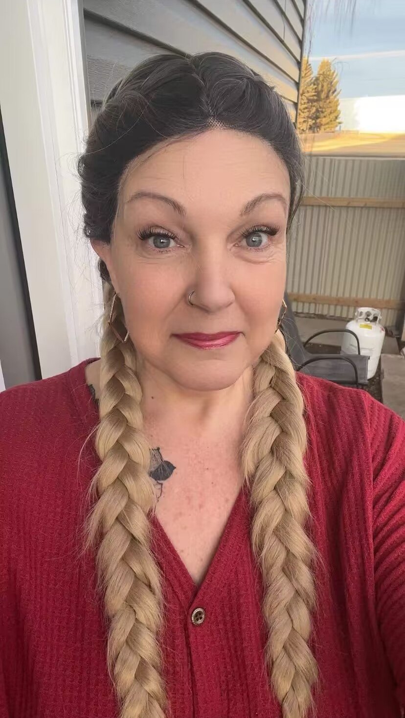 Imstyle New blonde Boxing braids T part all the Front to Nape Party Da ...